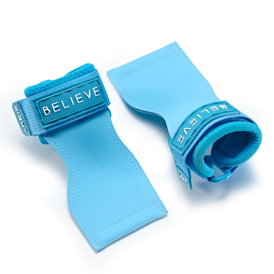 Blue Lifting Grips – Kim French Fitness