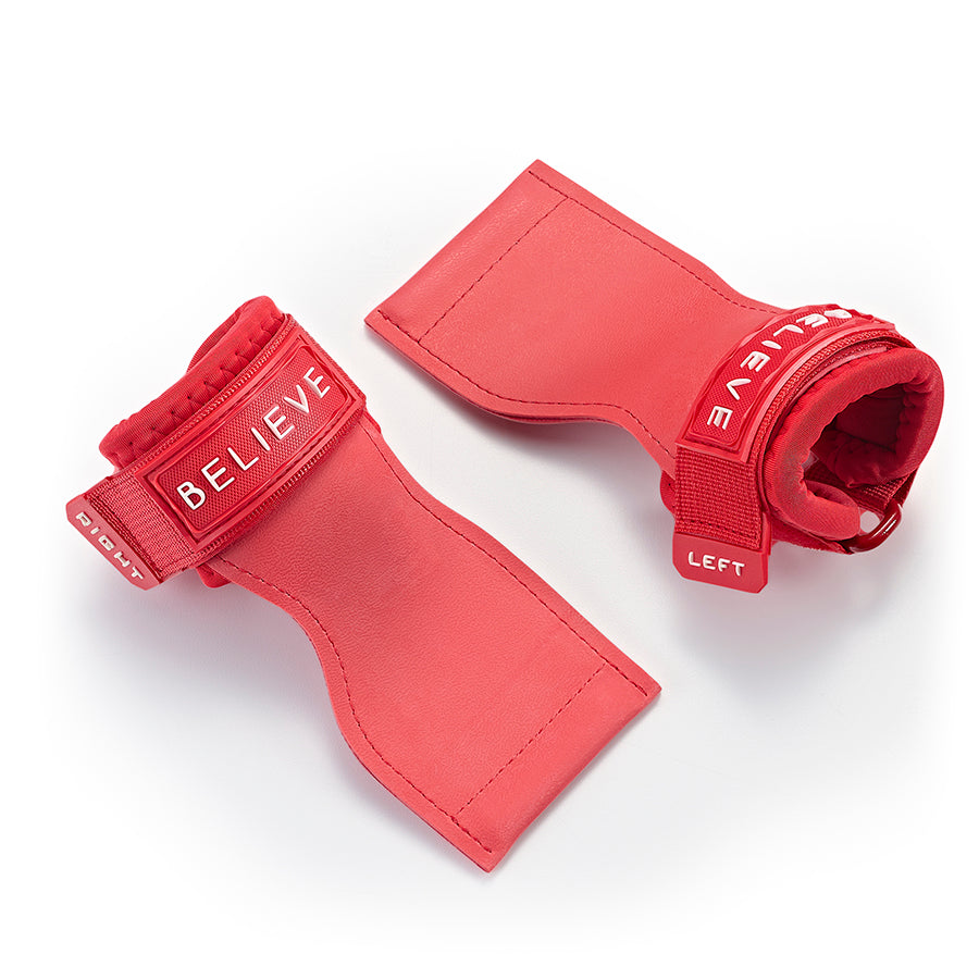 Red Lifting Grips – Kim French Fitness